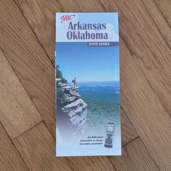 Aaa | Art | Aaa 20 Arkansas And Oklahoma Map | Poshmark